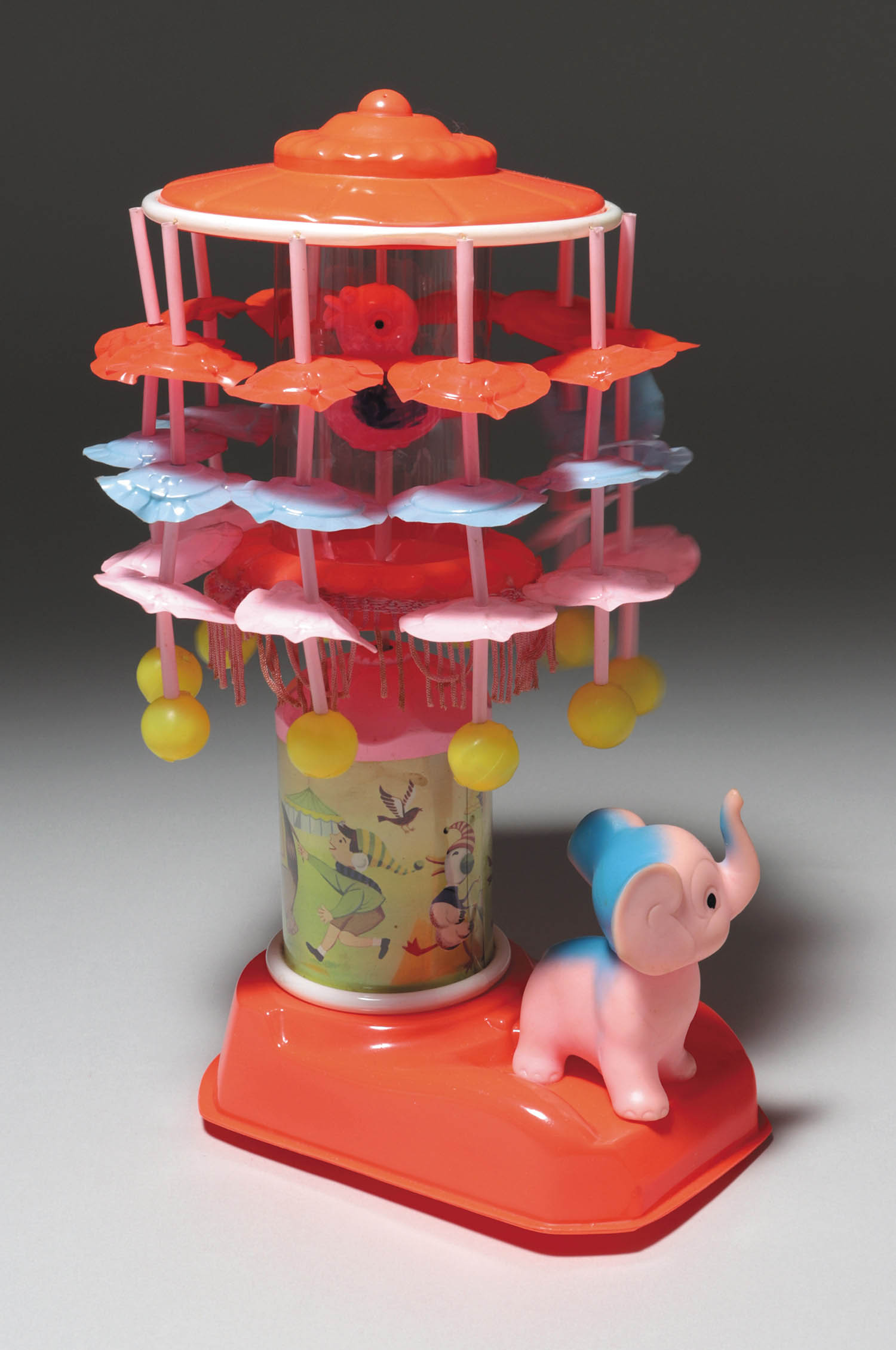Merry-go-round of elephant