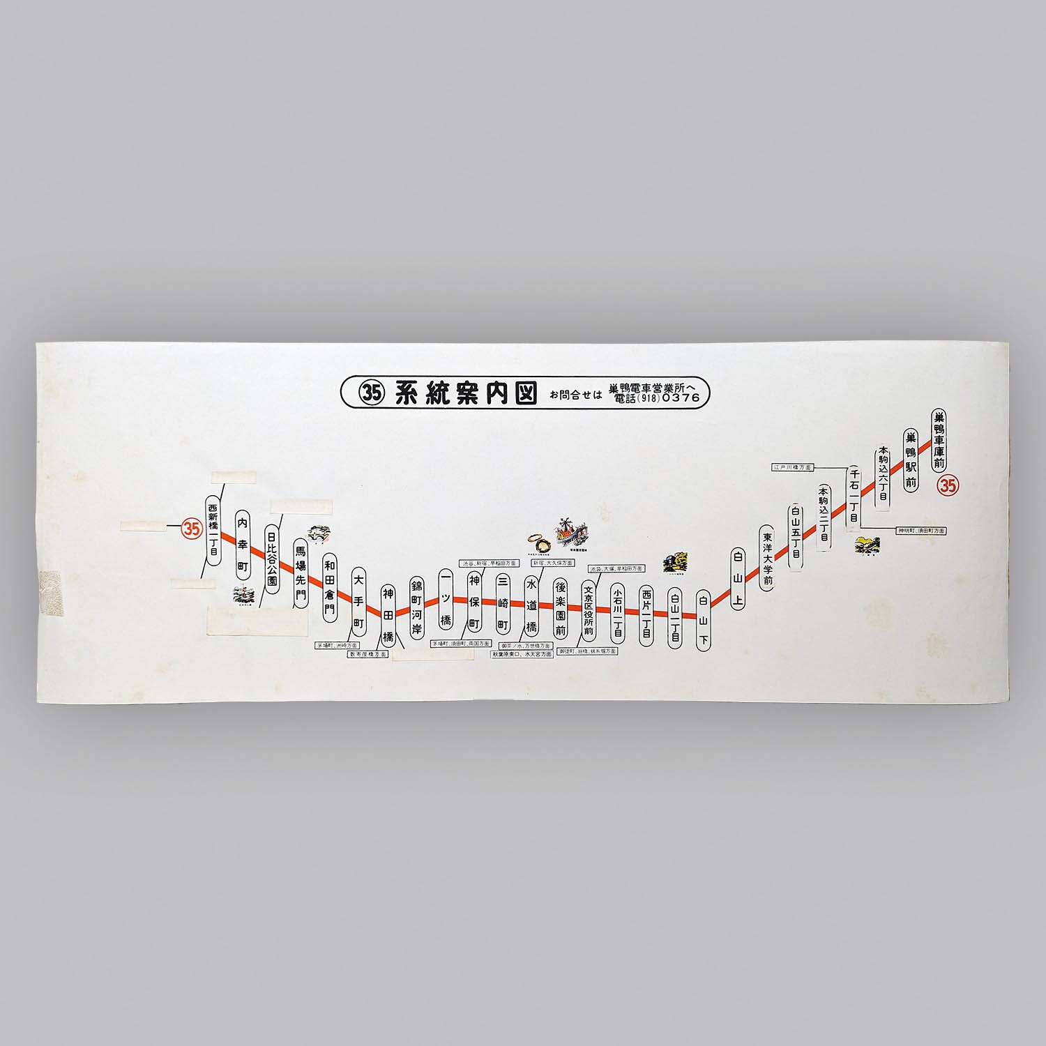 35 Route map