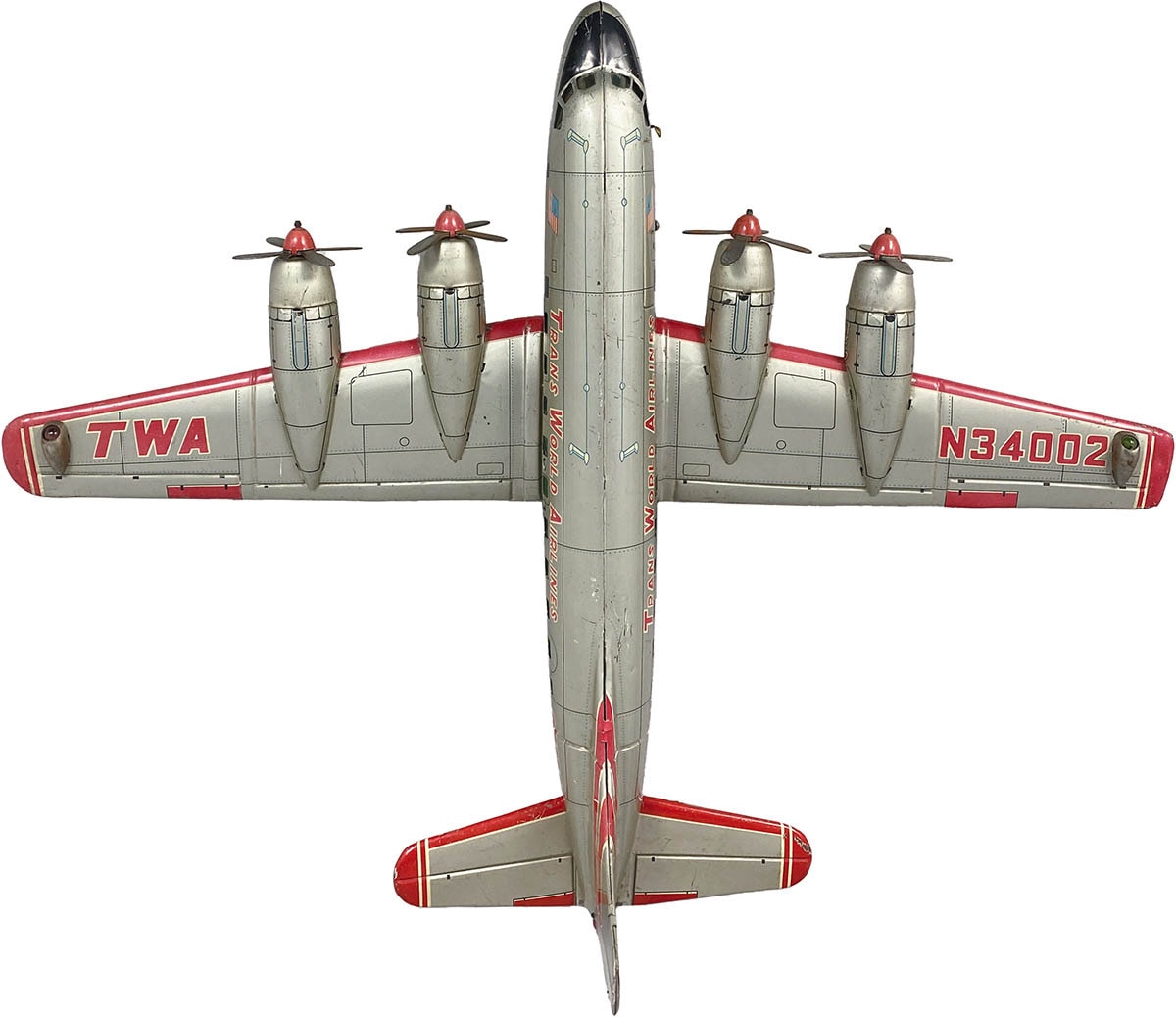[1411] TWA ダグラス DC-7 N34002