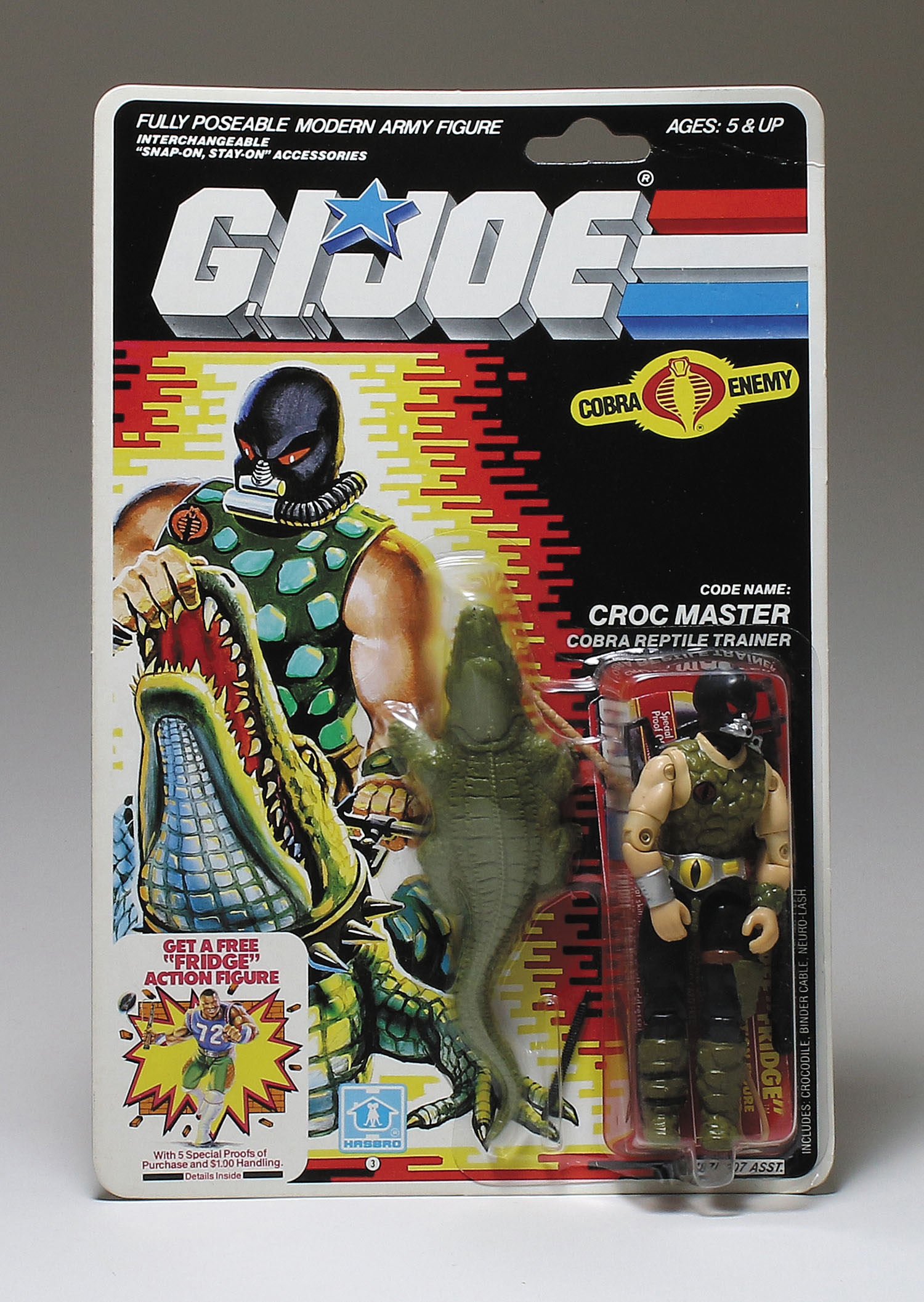 HASBRO CROC MASTER / COBRA REPTILE TRAINER