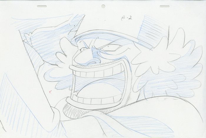 ONE PIECE : genga : Monkey D. Luffy