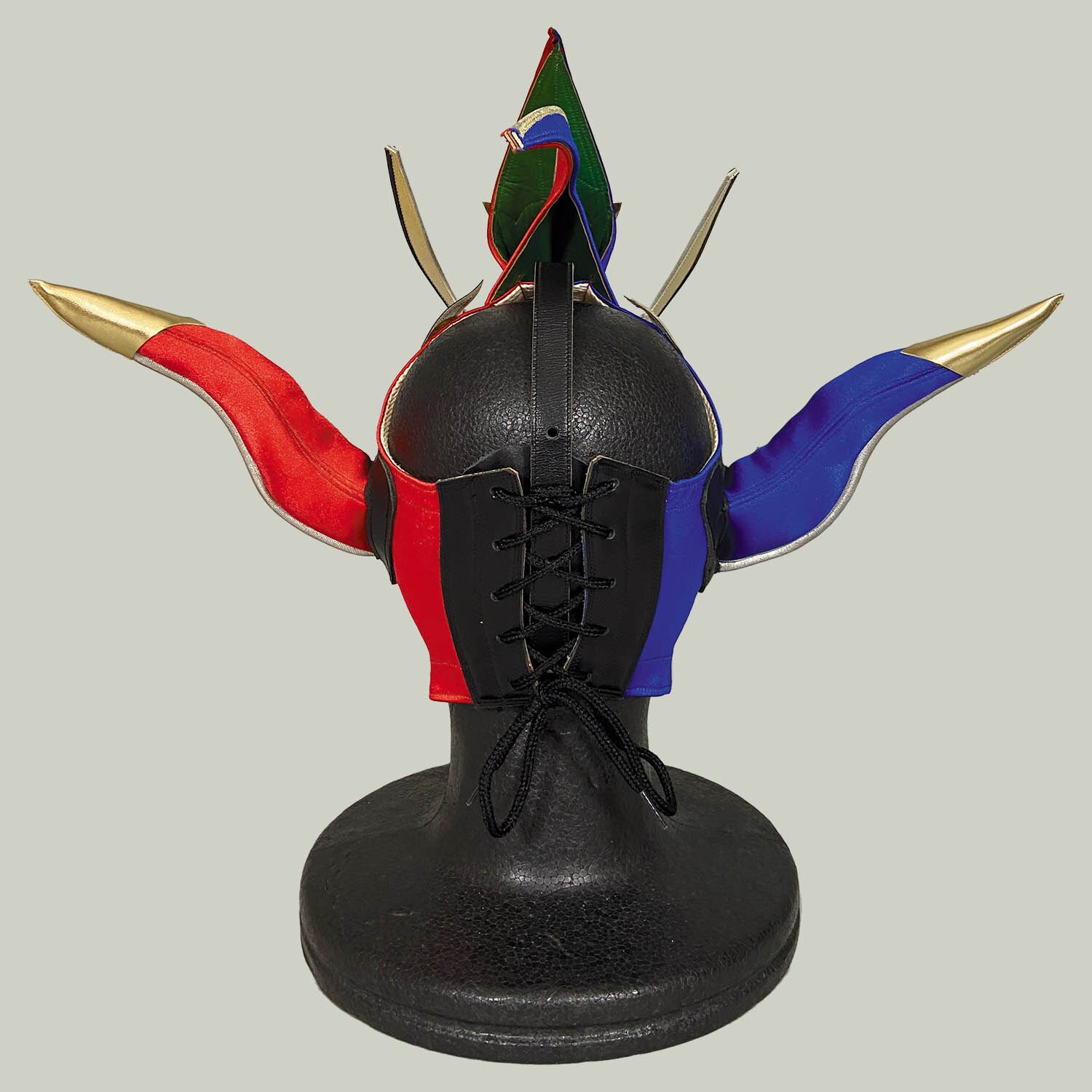 [5528] SIMA製 獣神サンダーライガー 赤・青ハーフタイプ×金・黒フチ