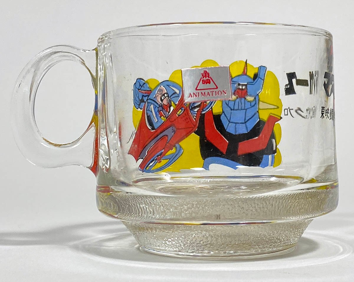 mazinger z glass cup