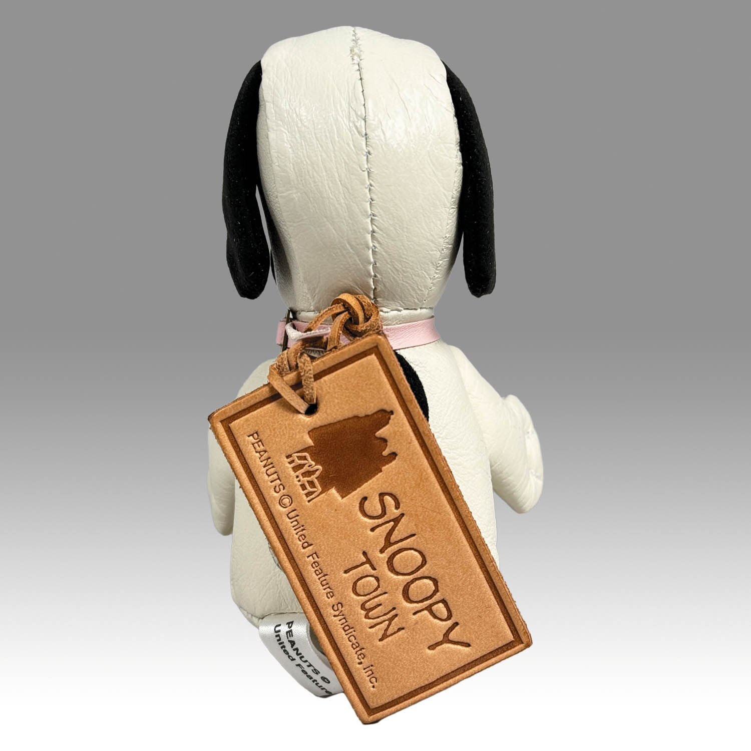 Snoopy Leather Plush (Sitting Pose)