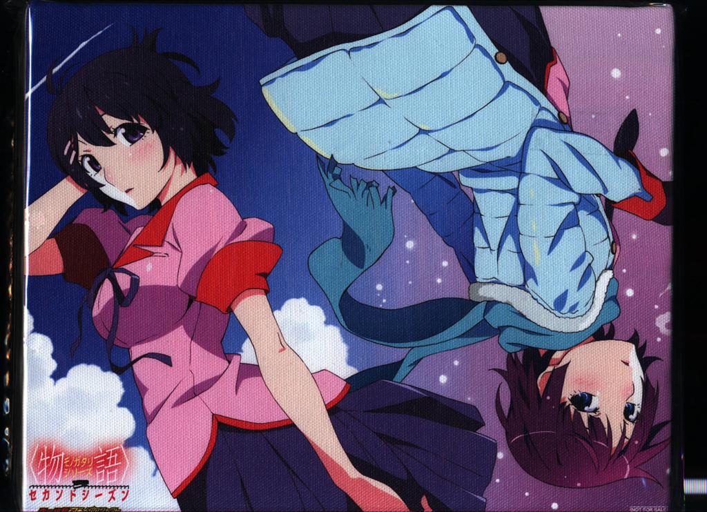 Monogatari Series Second Season Blu-ray Box amazon bonus Canvas Art