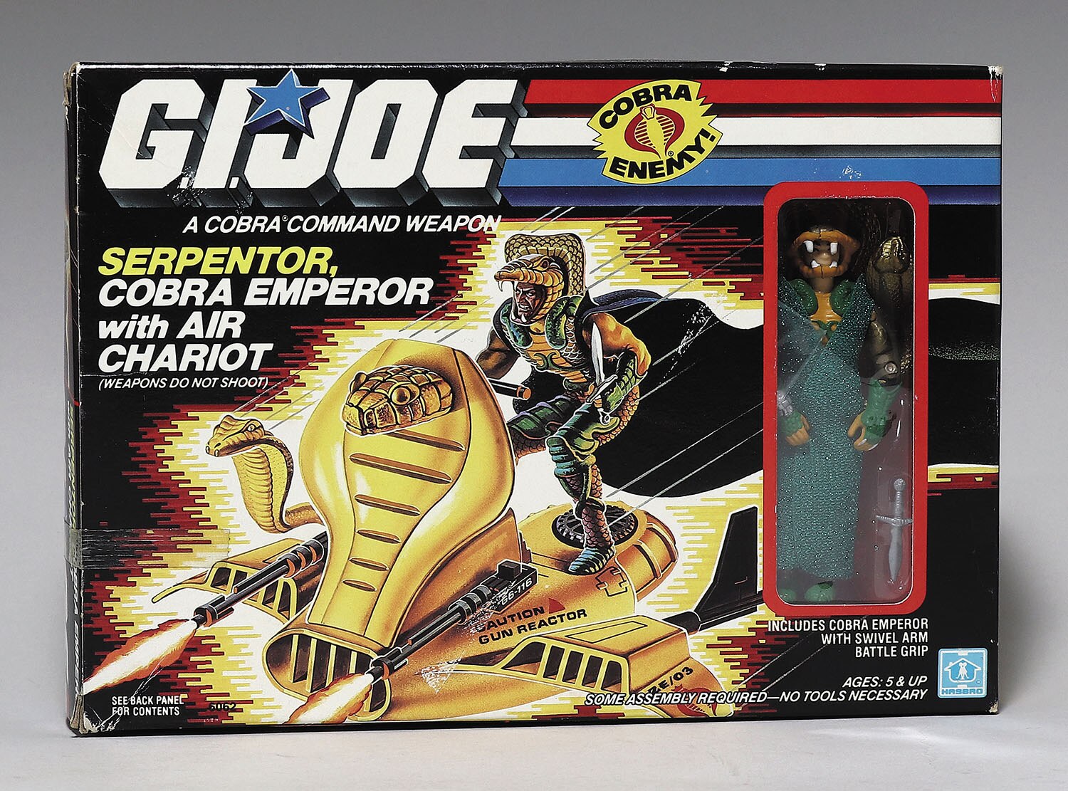 HASBRO SERPENTOR / COBRA EMPEROR WITH AIR CHARIOT