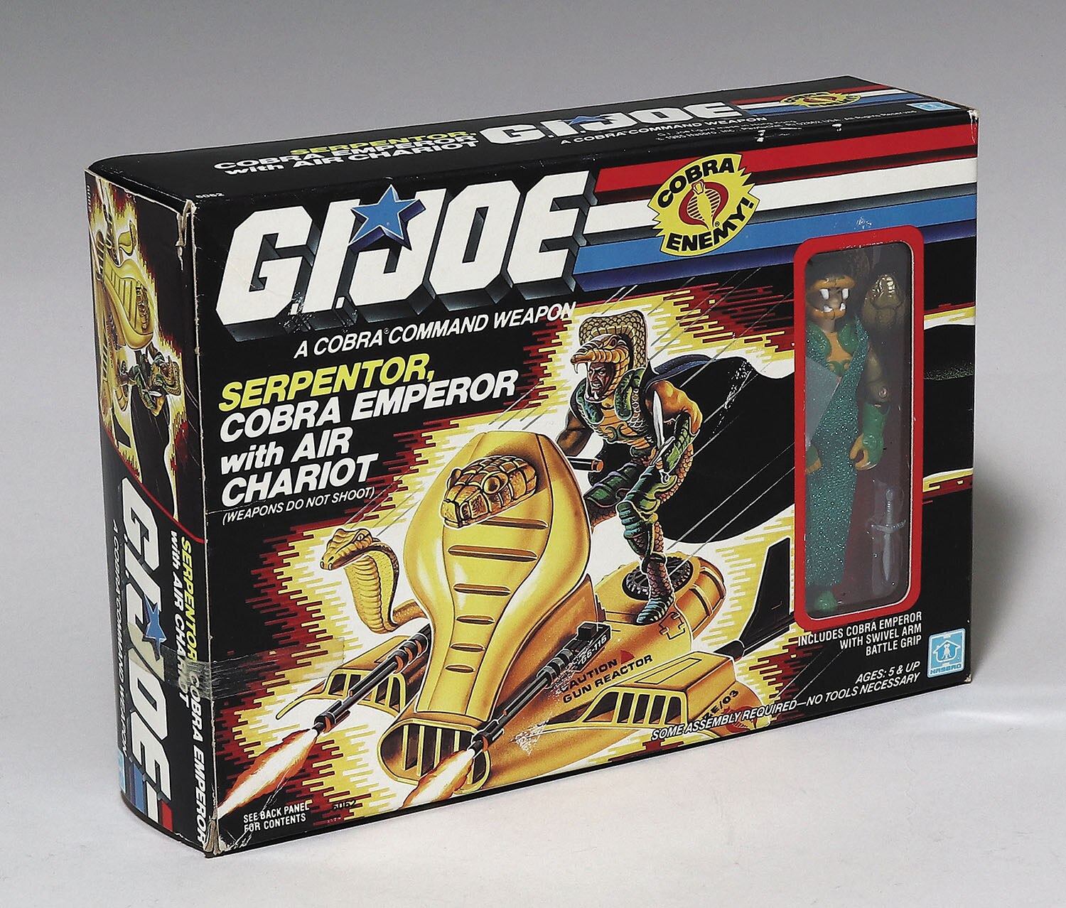 HASBRO SERPENTOR / COBRA EMPEROR WITH AIR CHARIOT