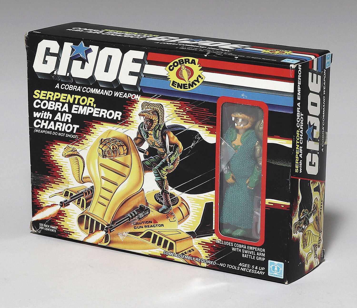 HASBRO SERPENTOR / COBRA EMPEROR WITH AIR CHARIOT