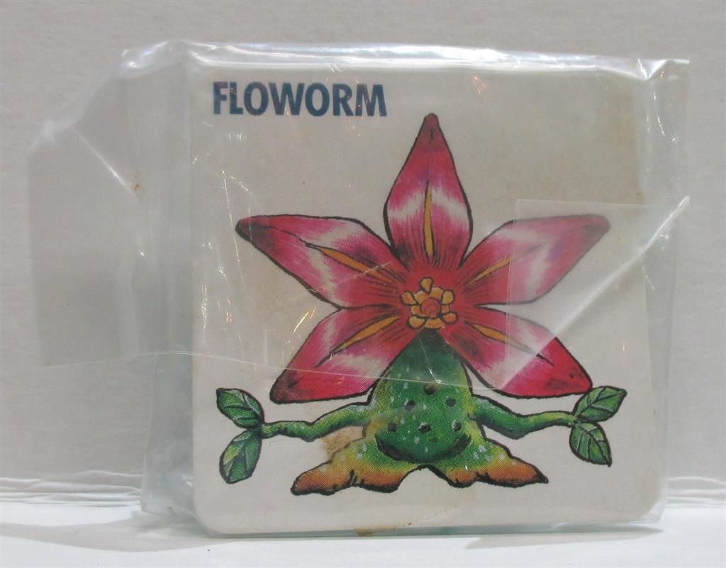 ロッテ ネクロスの要塞チョコ LEVEL1の冒険 【フラワーム FLOWORM (青緑)】