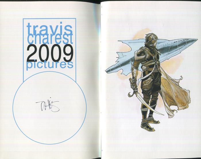 直筆サイン本 Travis Charest(トラビス・チャレスト) travis charest 2009 PICTURES PG-10248