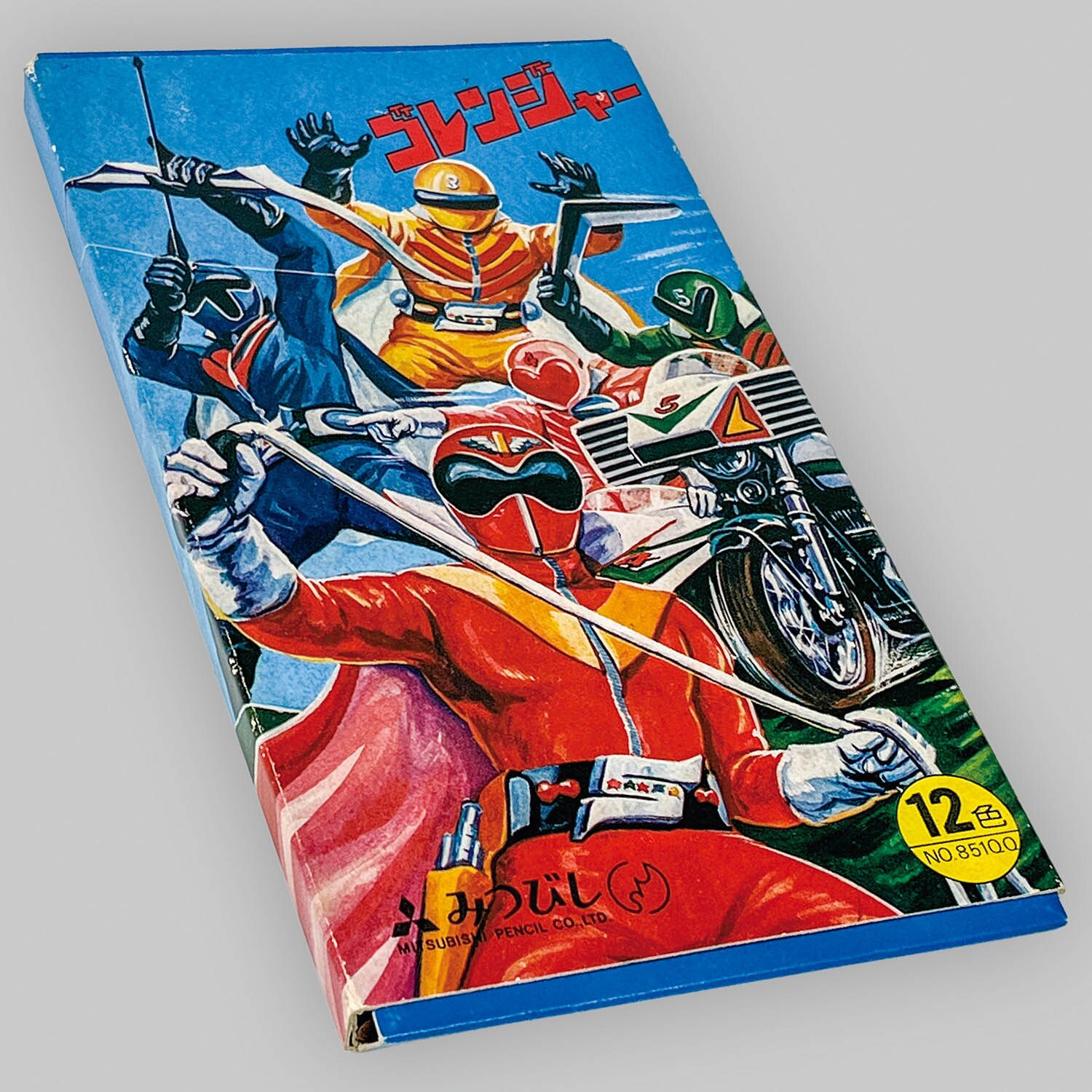 Mitsubishi Himitsu Sentai Gorenger Colored Pencils (12 Colors)