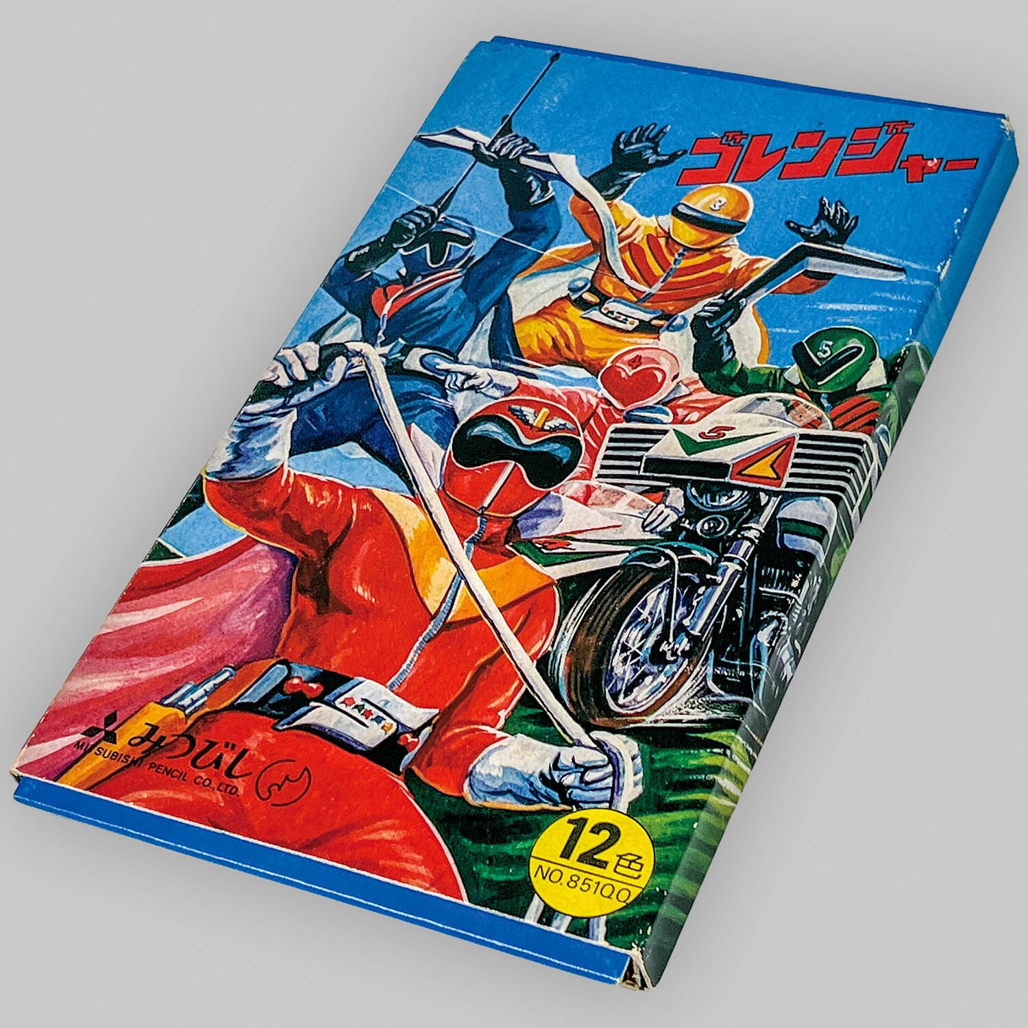 Mitsubishi Himitsu Sentai Gorenger Colored Pencils (12 Colors)