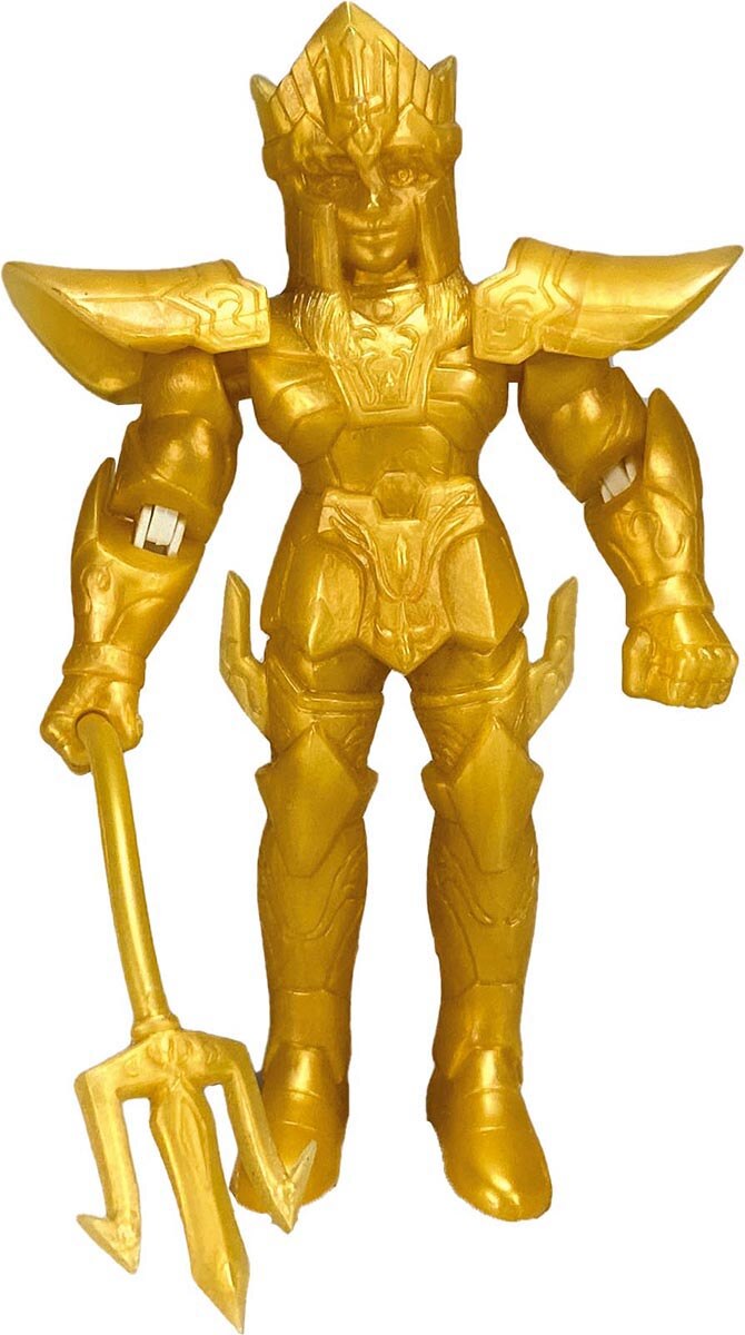 Saint Seiya Ramune Sweet With Joints Candy Keshigomu Poseidon Doll