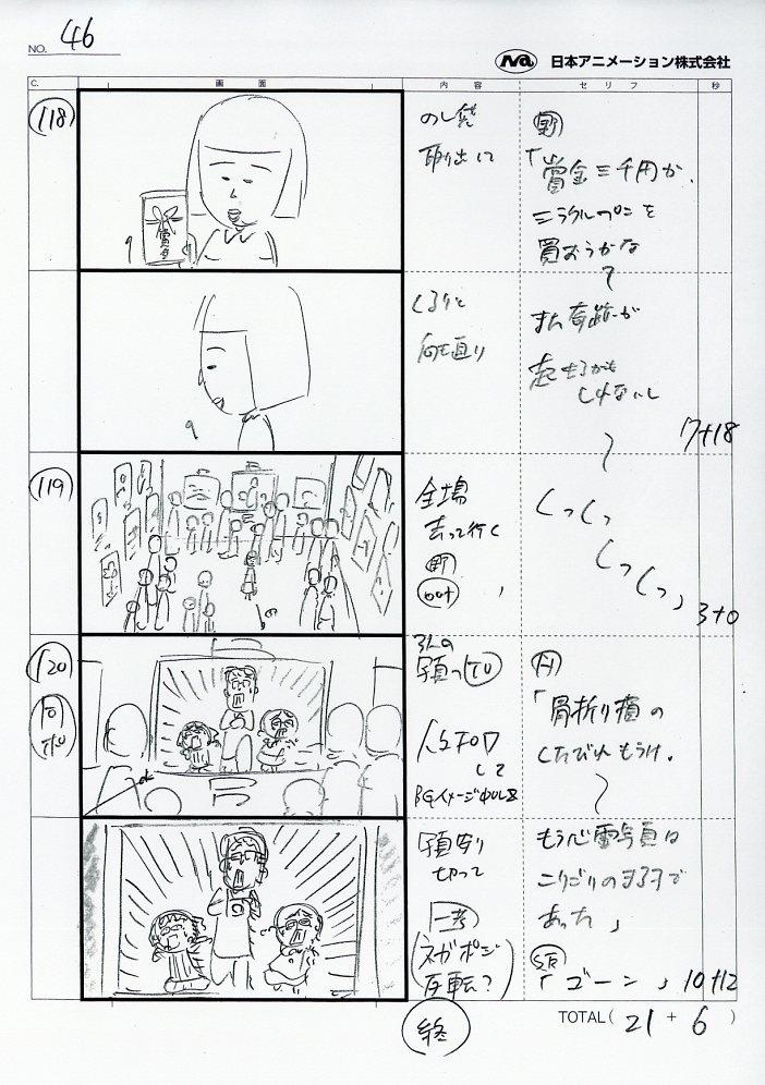 Chibi Maruko-chan; storyboard