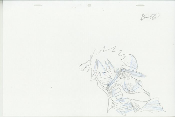 one piece : genga : Monkey D. Luffy