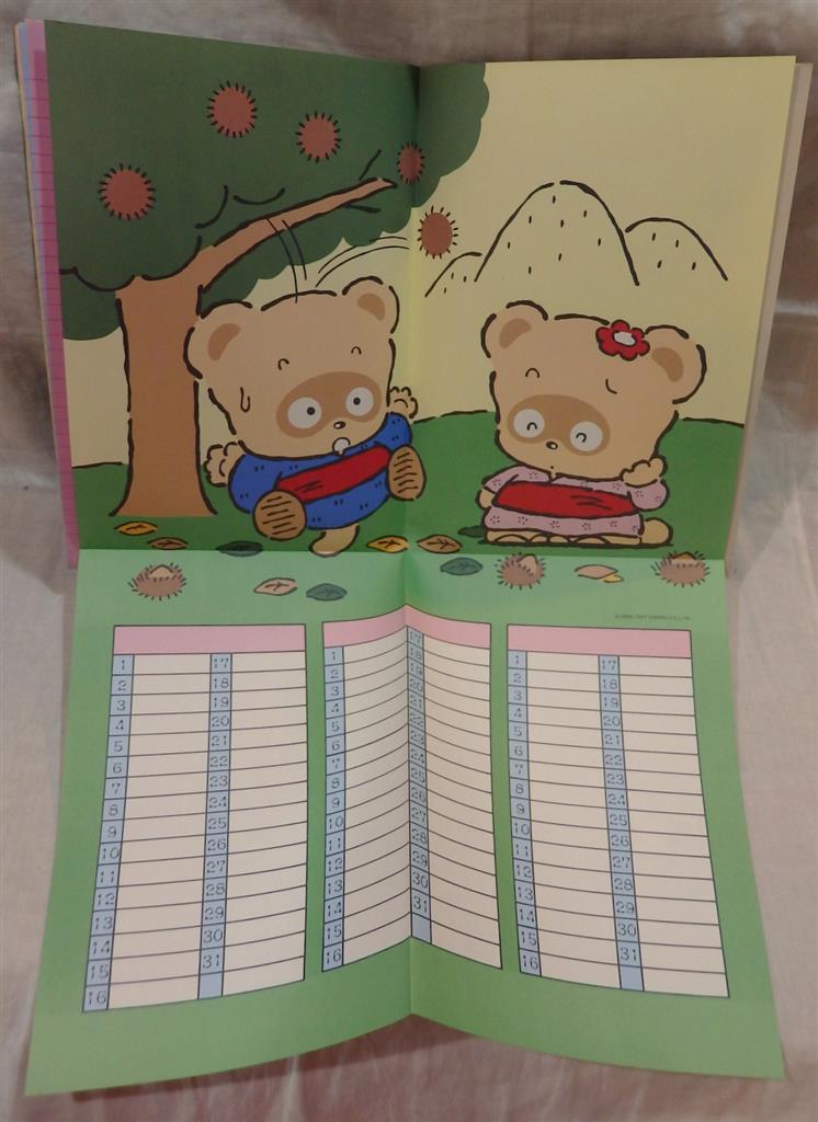Sanrio 1987 Pokopon diary Notes Life version