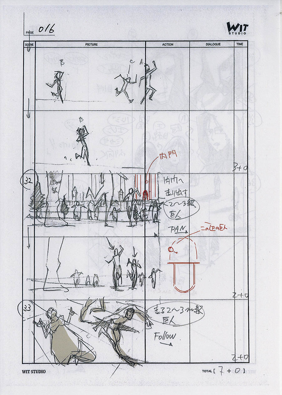 Attack on Titan Season3 # 14 Storyboard