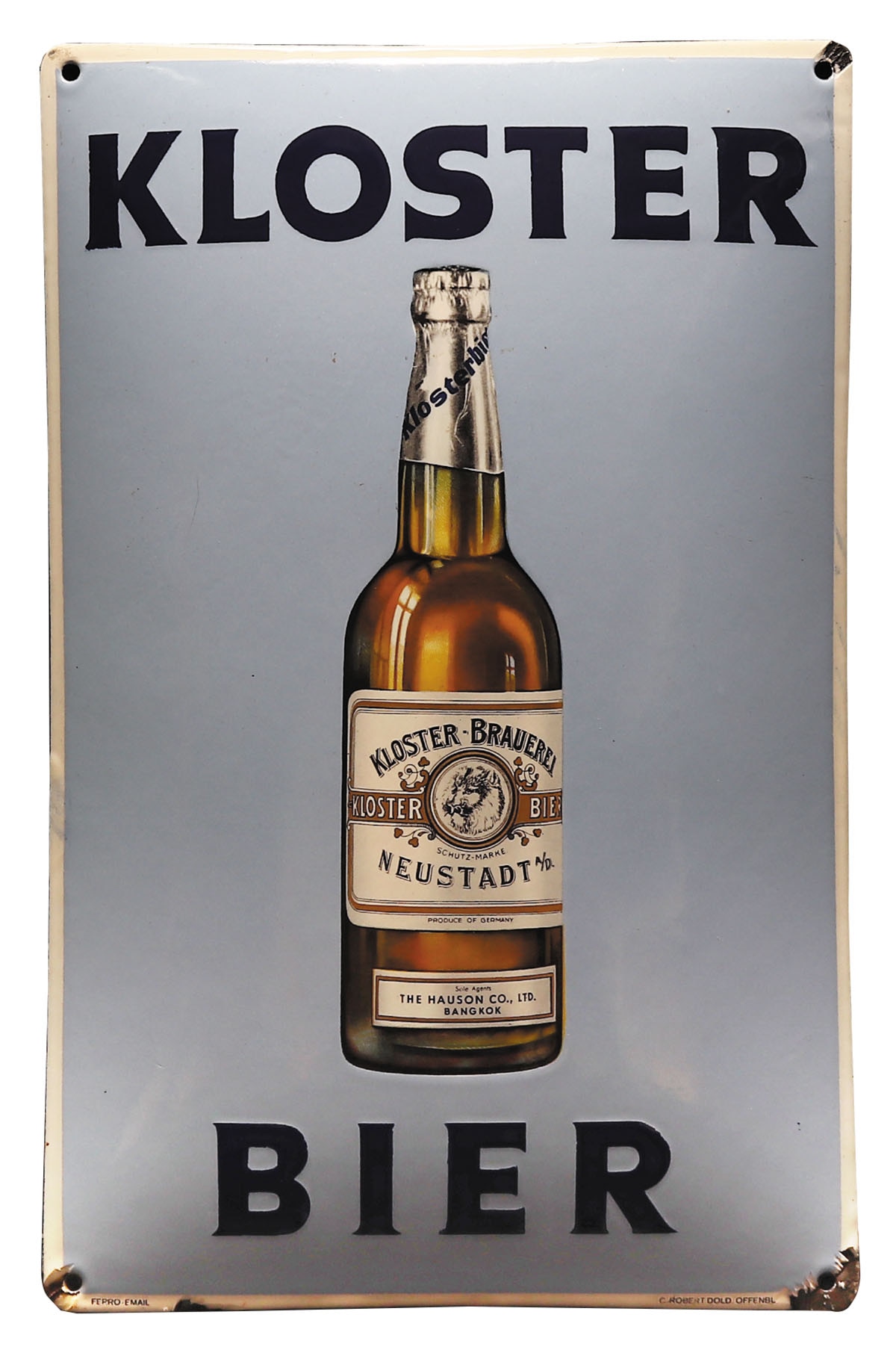 KLOSTER BIER Porcelain Sign