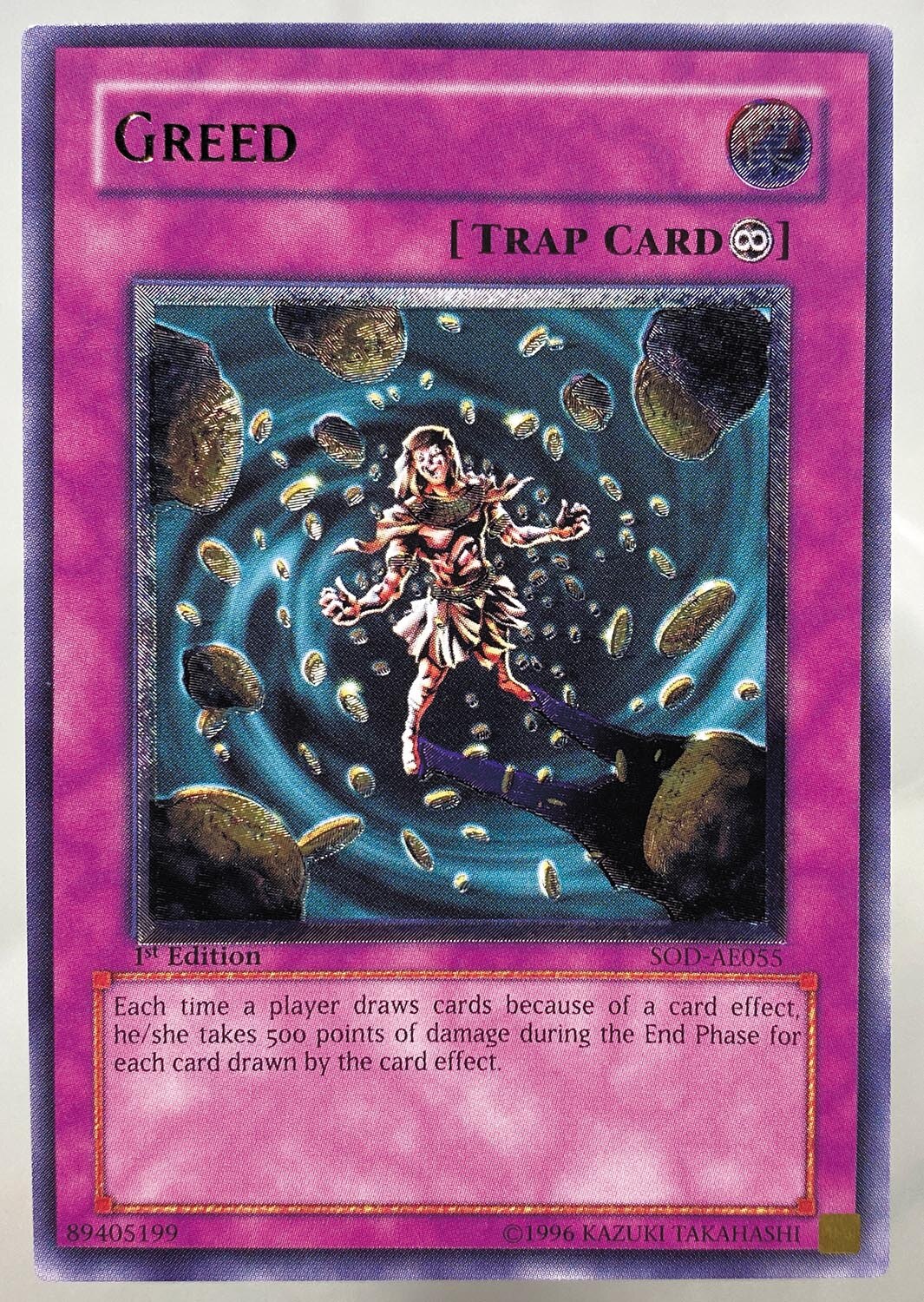 Yu-Gi-Oh! Card GREED (Asia Version) Relief [SOD-AE055]