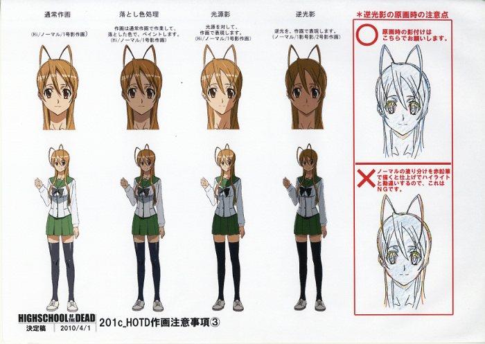 highschool of the dead; setting[Production Materials]