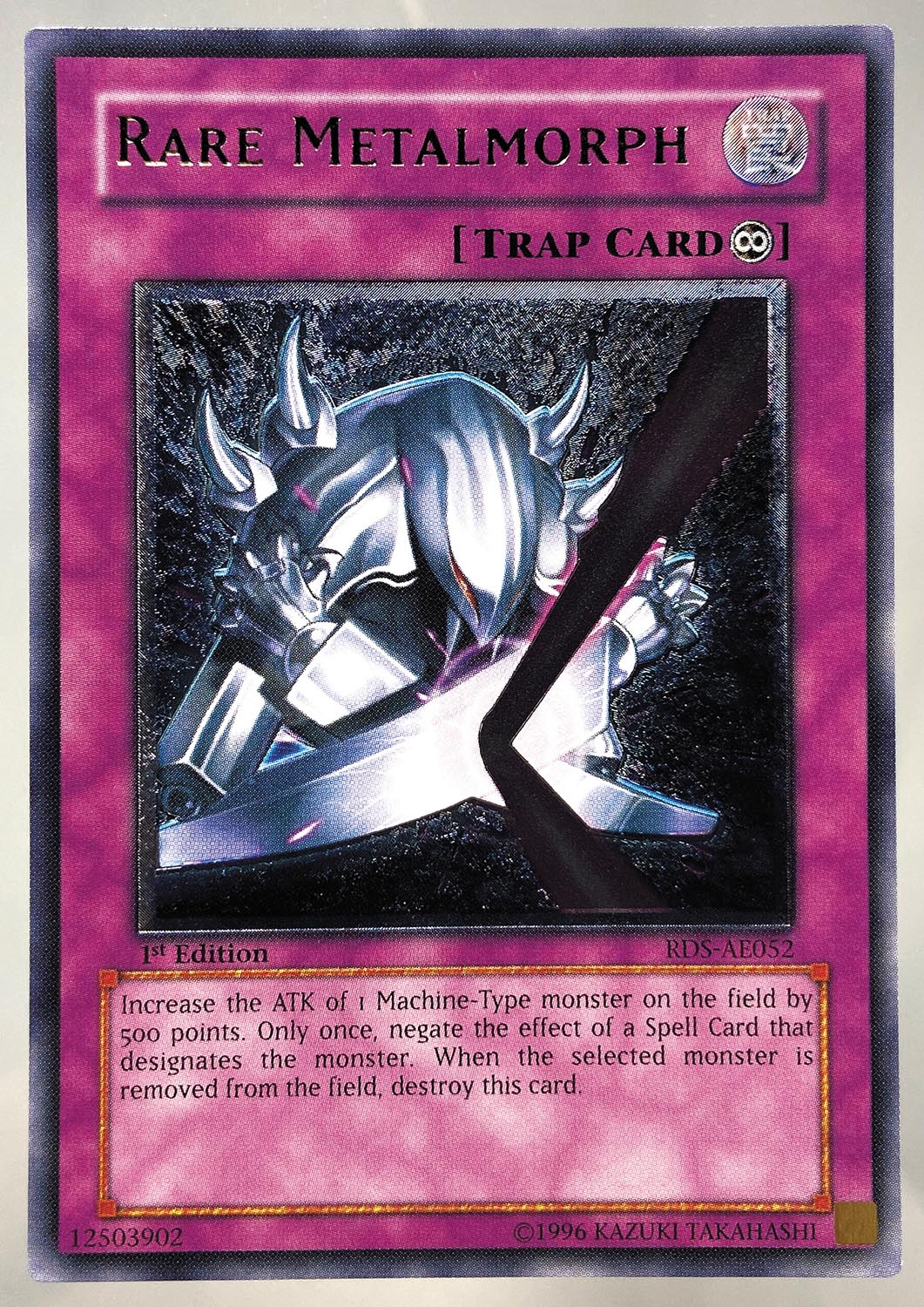 [6261] 遊戯王カード RARE METALMORPH (アジア版) レリーフ[RDS-AE052]