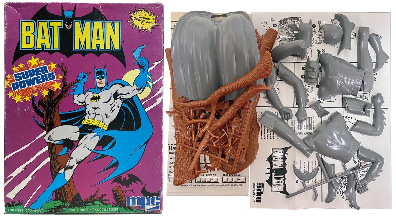 mpc BATMAN SUPER POWERS SCALE MODEL KIT