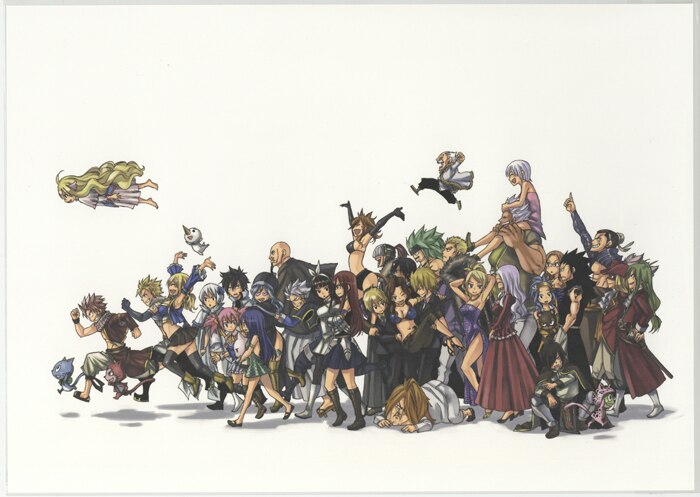 [PG - 8359] FAIRY TAIL color duplication illustration Mashima Hiro
