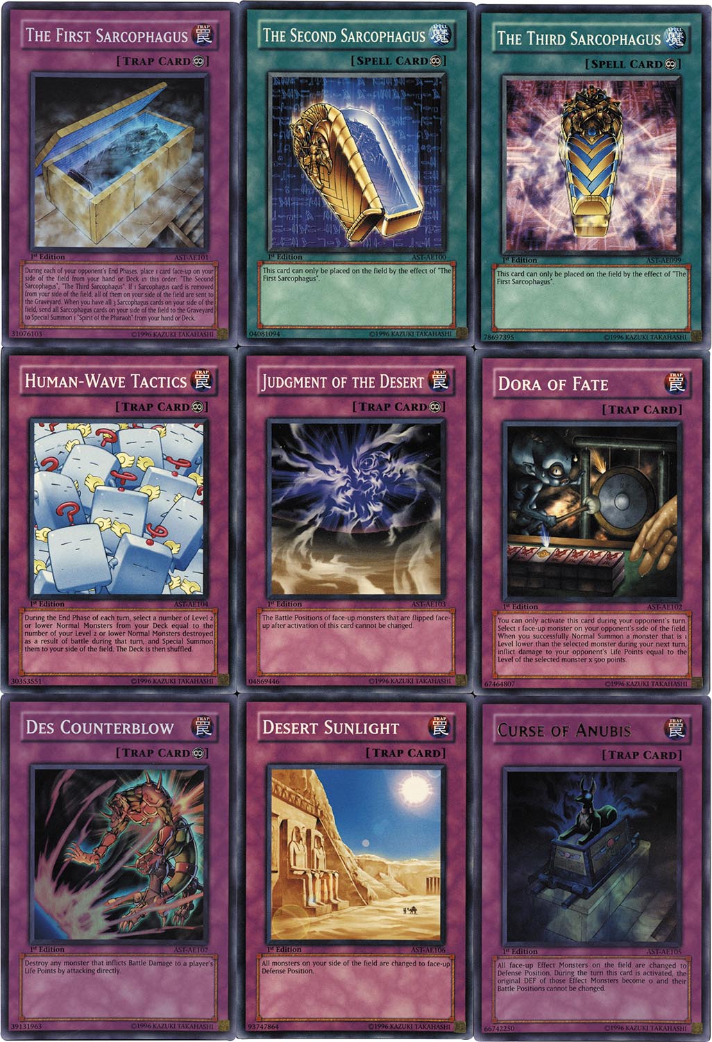 Yu-Gi-Oh! Card AST Asian Edition All 1 12 Type Set