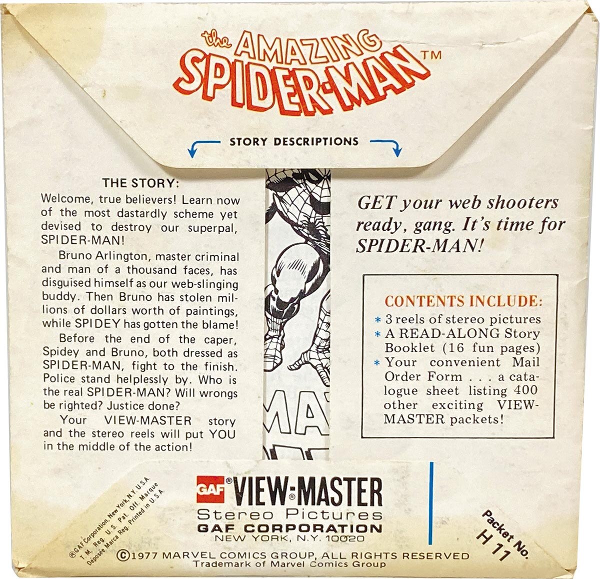 Spider-Man Viewmaster In Double Identity