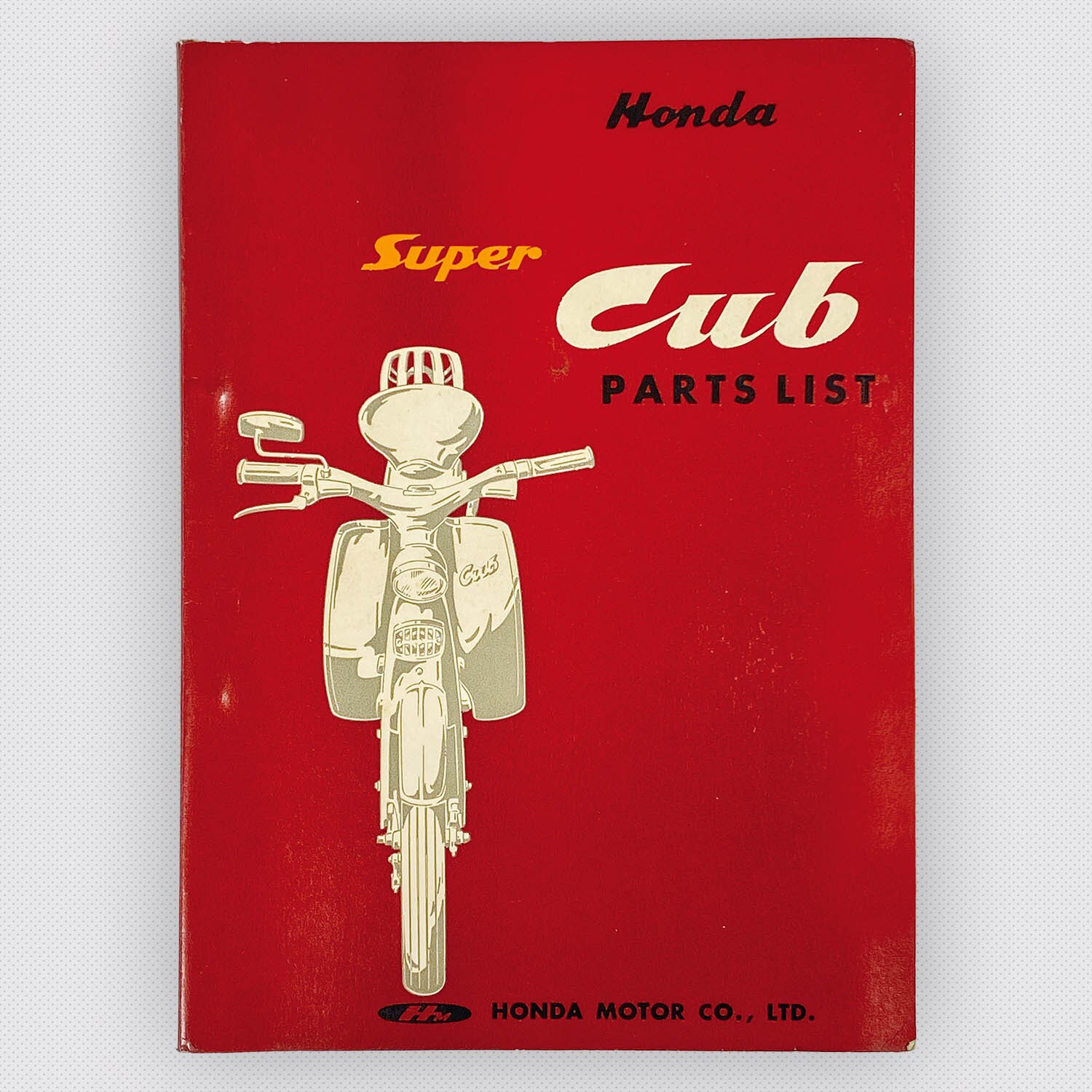 Honda Super Cub PARTS LIST Super Cub genuine parts catalog