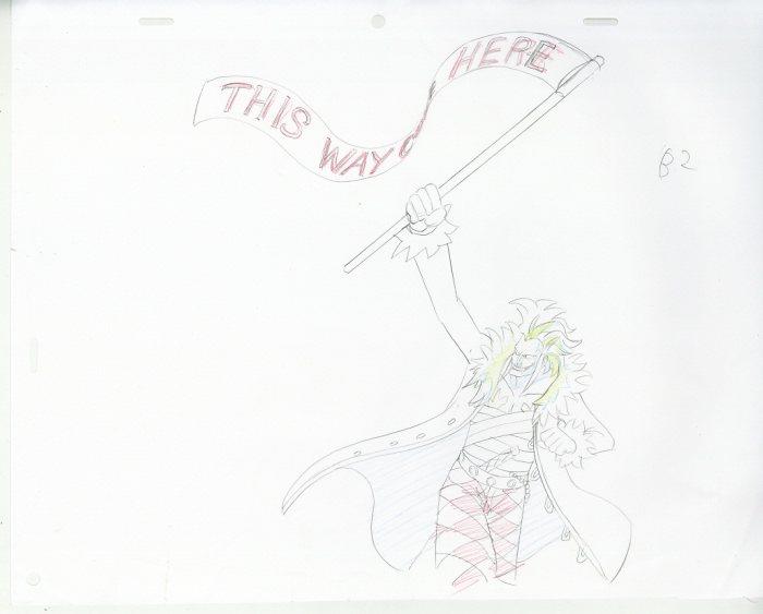 one piece; rough key animation
