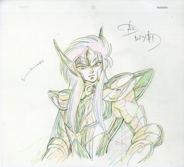 saint seiya; key animation Camus
