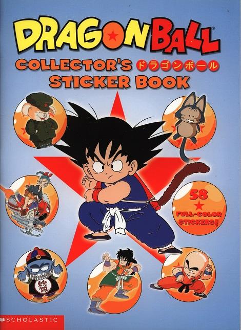 Dragon BALL COLLECTORS STICKER BOOK the beginning of a book seal the ...