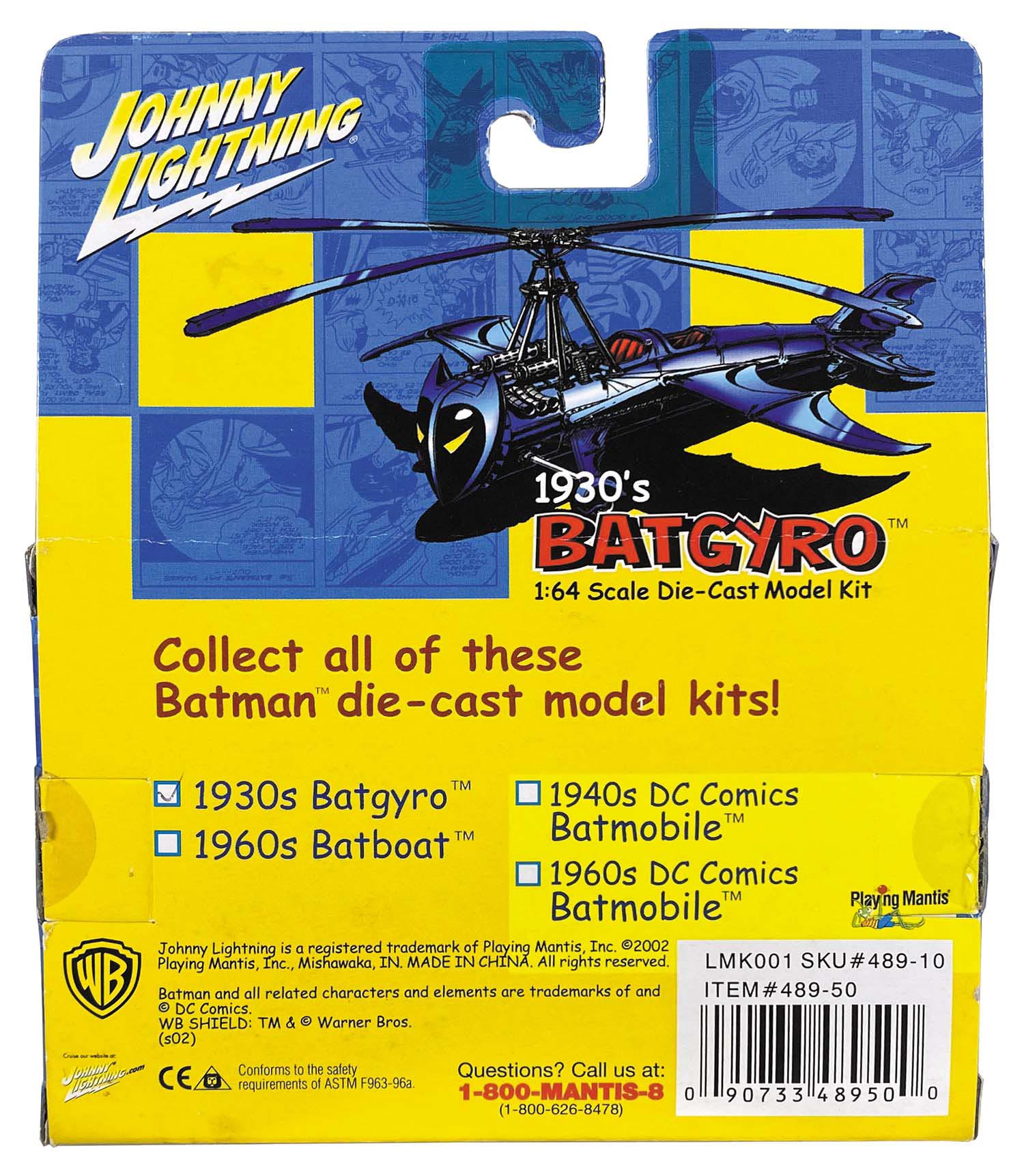 JOHNNY LIGHTNING BATMAN 1930S BATGYRO