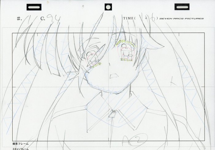 ViVid Strike! : rough genga