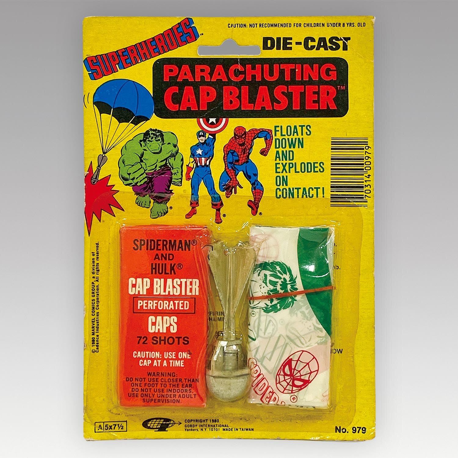 parachuting cap blaster