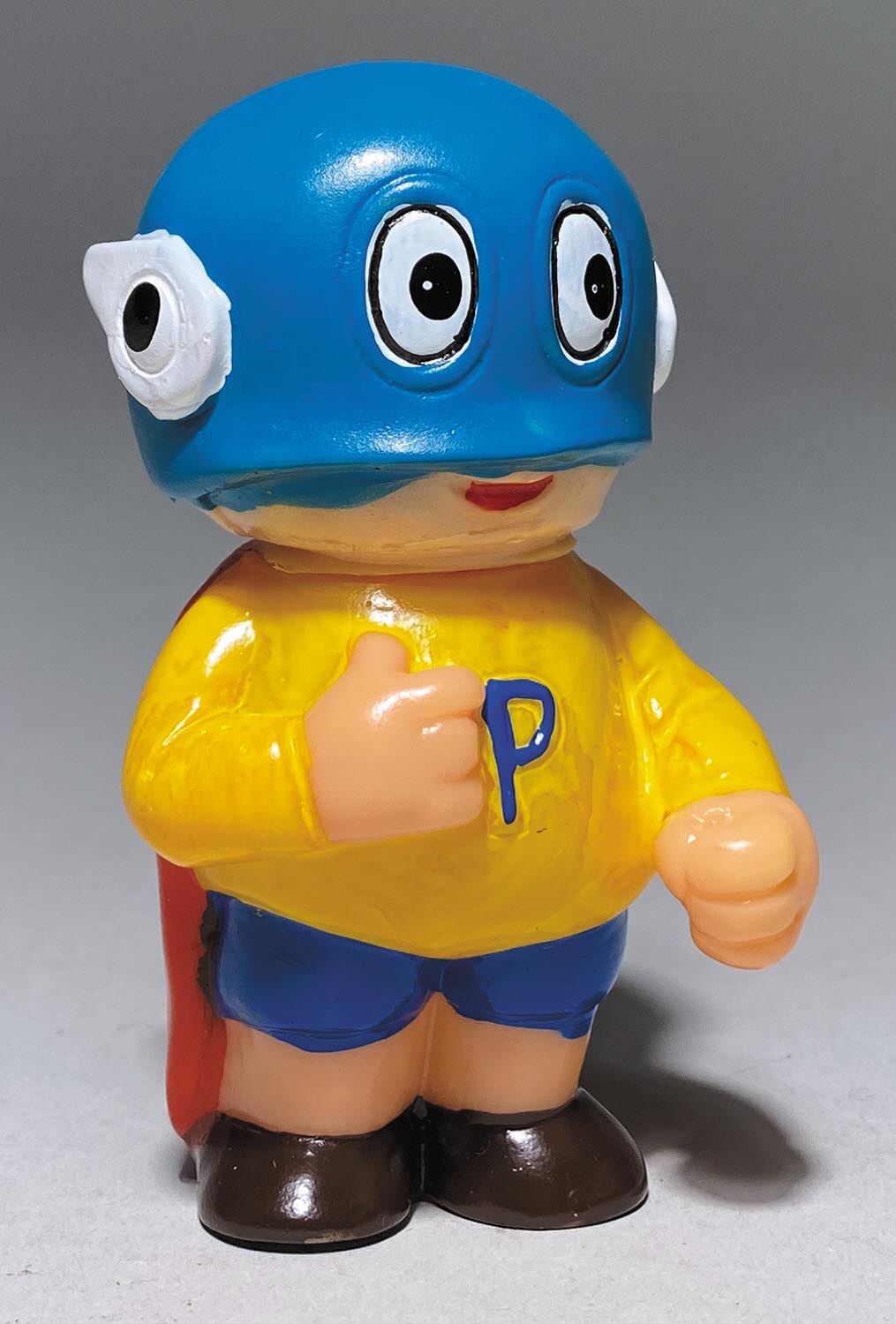 Perman 1 style Sofubi (yellow clothes) / Goku -style Mini Sofubi set