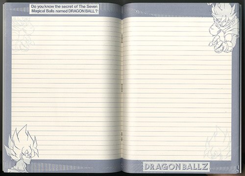 Dragon Ball Z Notes (611775-8)