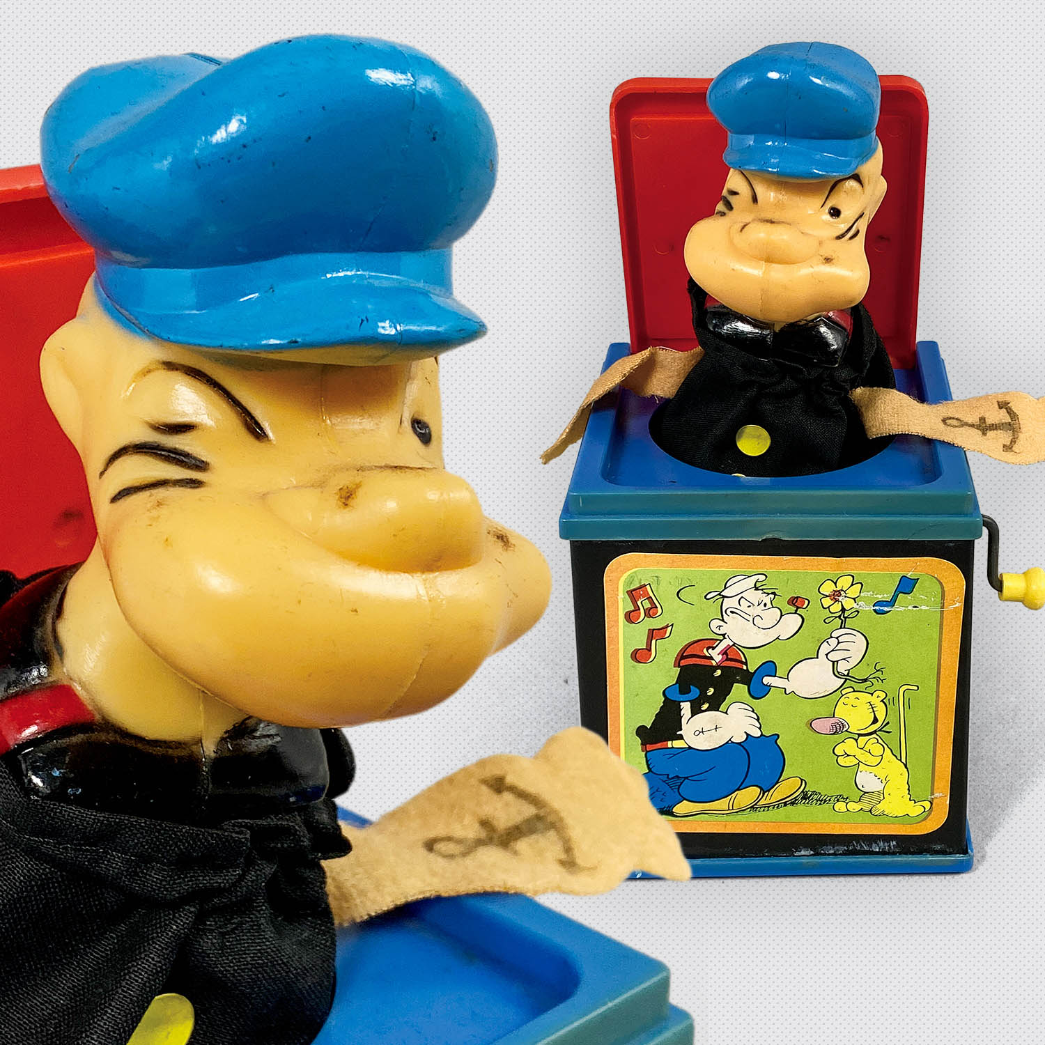 Popeye Music Box Plastic