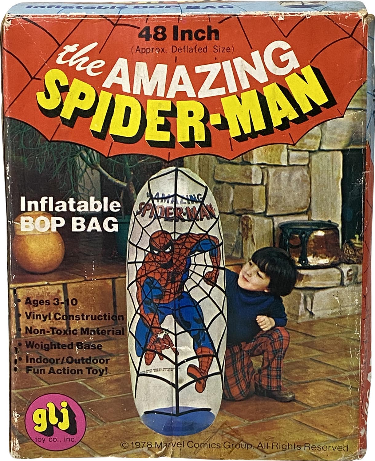 Spider-Man inflatable pop bag