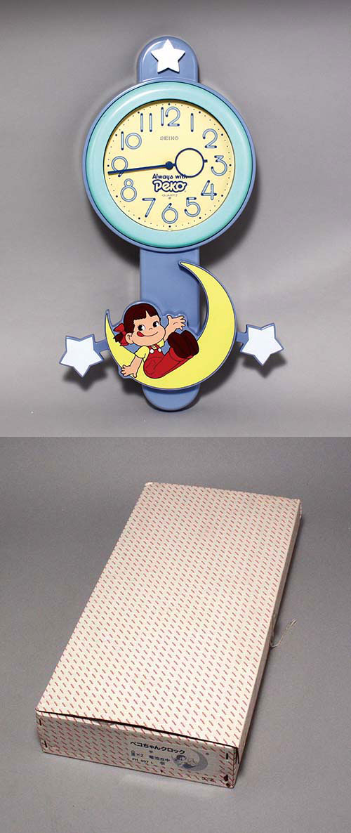 Crescent clock Peko-chan With box