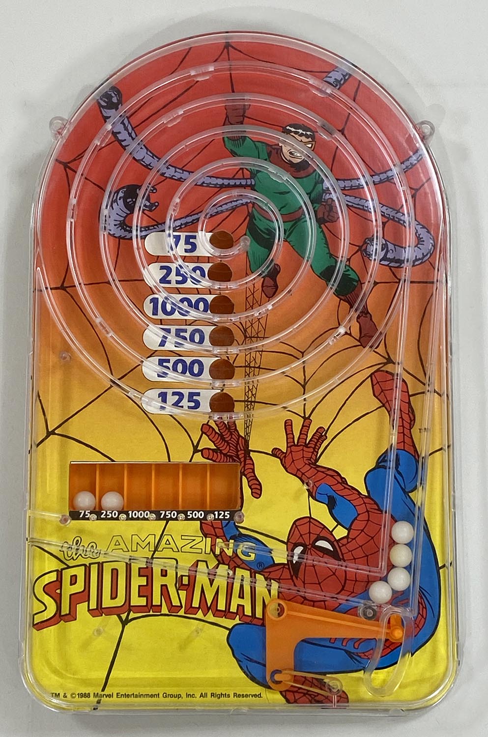 Spider-Man pinball game