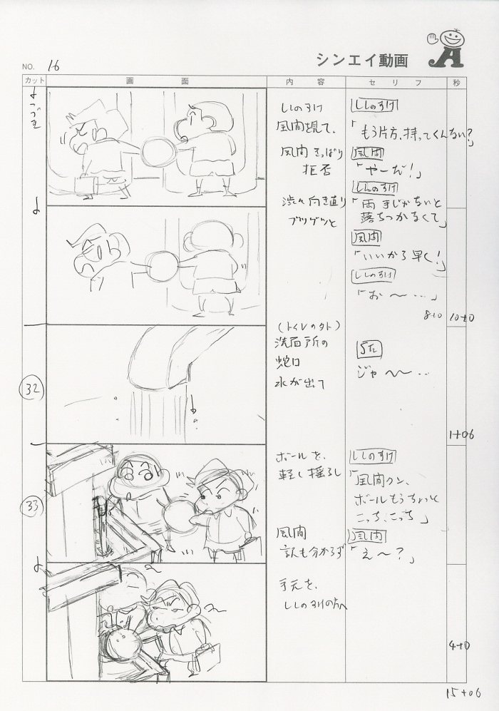 Crayon Shin-chan : storyboard