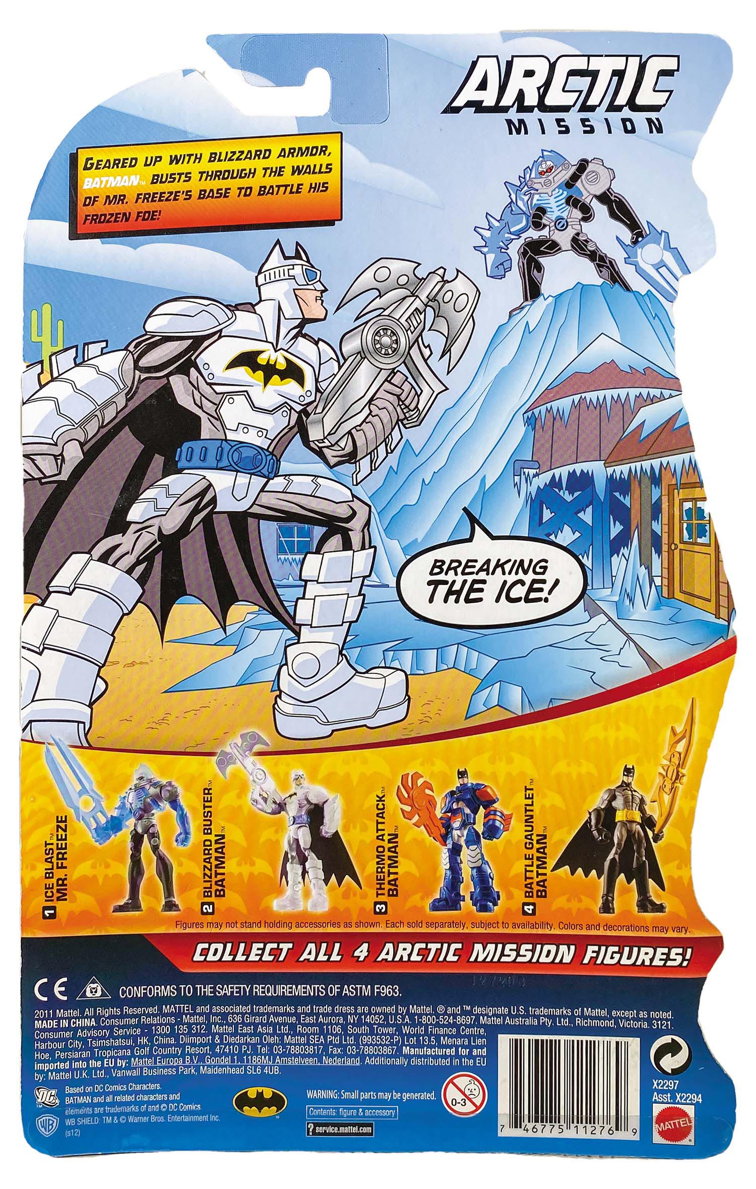 MATTEL BLIZZARD BUSTER BATMAN