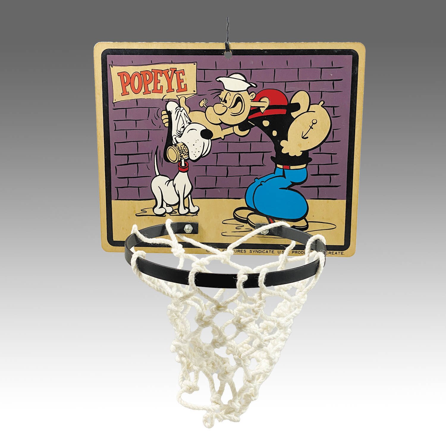 Popeye Mini Basketball Goal Popeye and Dog