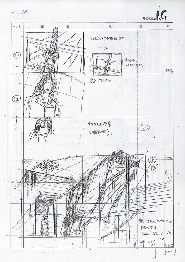 Blood+; storyboard [Production Materials]