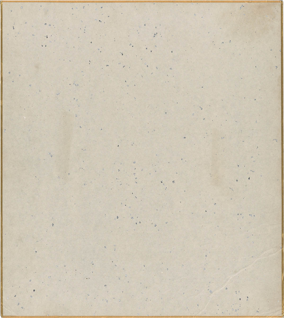 Yasumi Yoshizawa's Hand-Drawn Shikishi "Dokonjo Gaeru (The Gutsy Frog)"