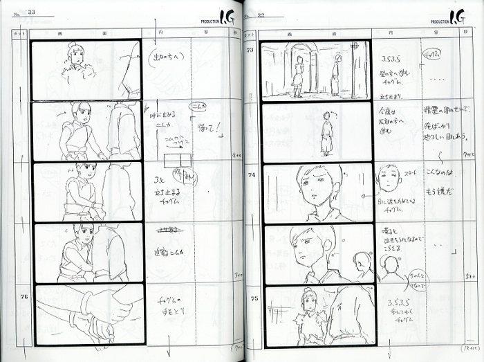 Moribito: Guardian of the Spirit : storyboard