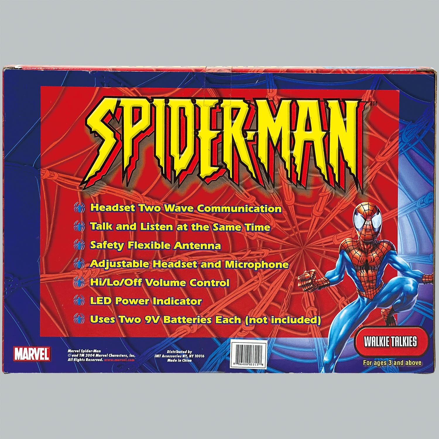 [2837] IMT ACCESSORIES スパイダーマン ウォーキートーキー