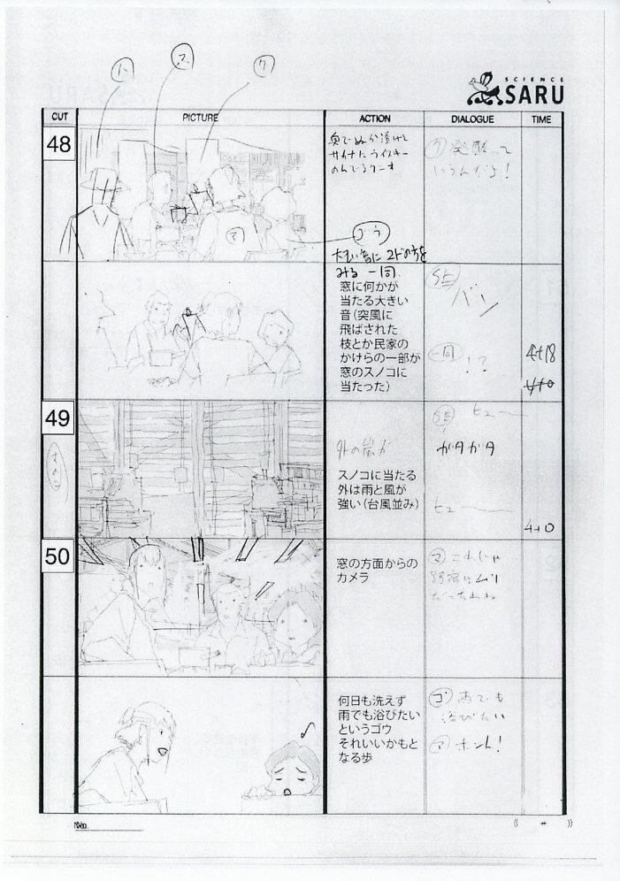 JAPAN SINKS: 2020: storyboard